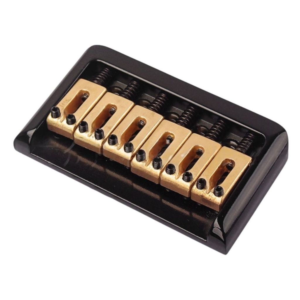 Jual Hi-mass 6 Strings Guitar Fixed Bridge with Solid Brass Saddle ...