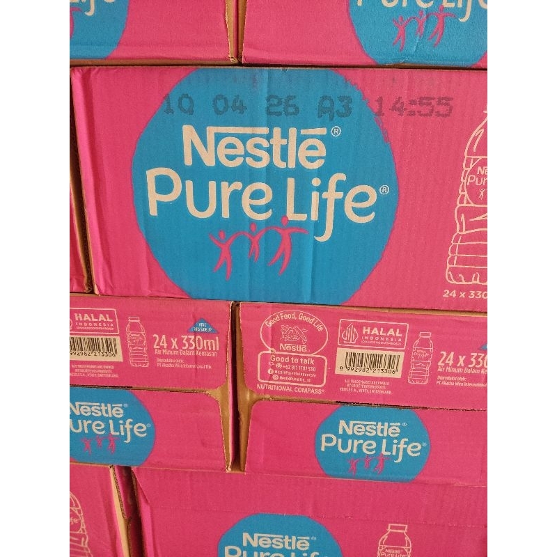 Jual Minuman Nestle Pure Life 330ml (isi 24) | Shopee Indonesia