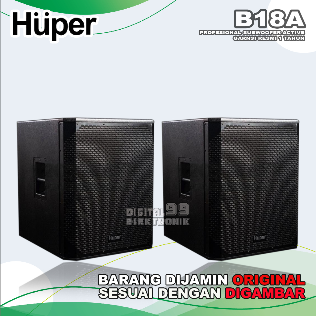 Jual Subwoofer Aktif 18 Inch HUPER B18A | B 18A | B18-A Original 1 ...