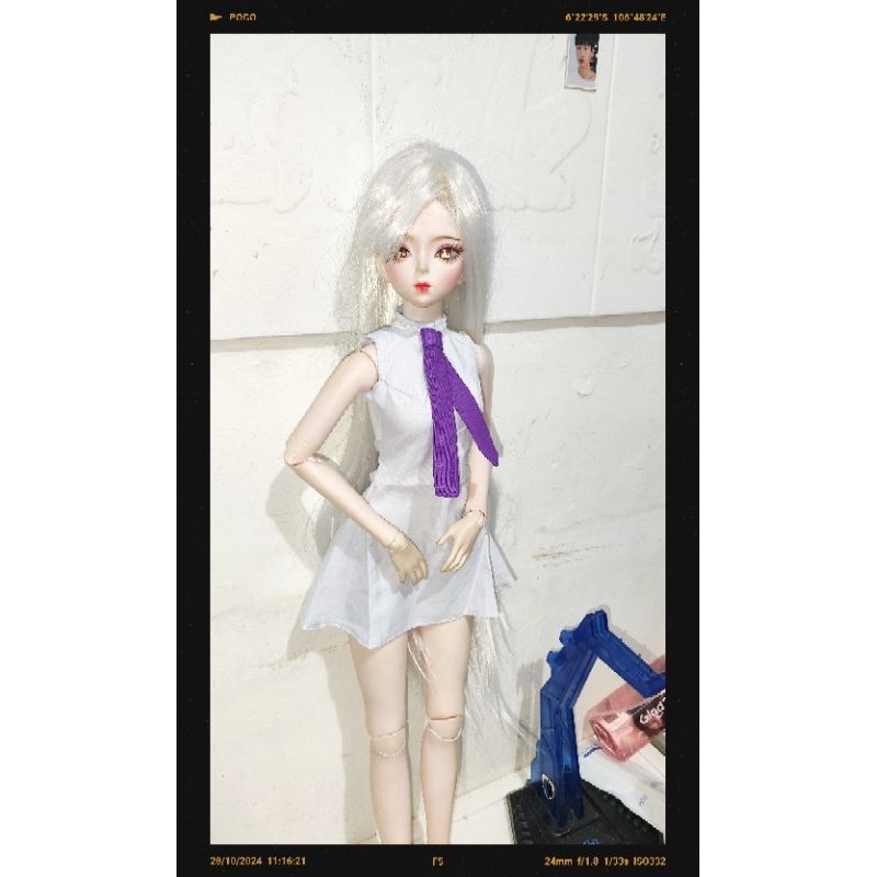 Jual BAJU BJD DOLL 1/3 DBS DOLL COSPLAY ELIZABETH MEGAMI VERSI DEWI ...