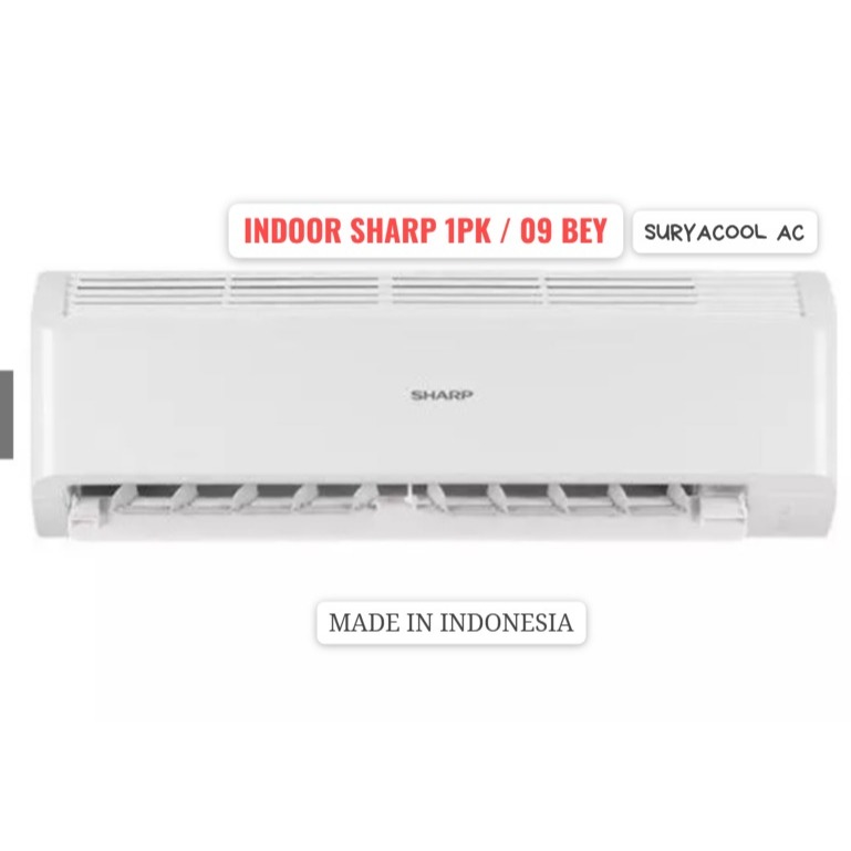 Jual INDOOR AC SHARP 1PK 09 BEY BUATAN INDONESIA | Shopee Indonesia