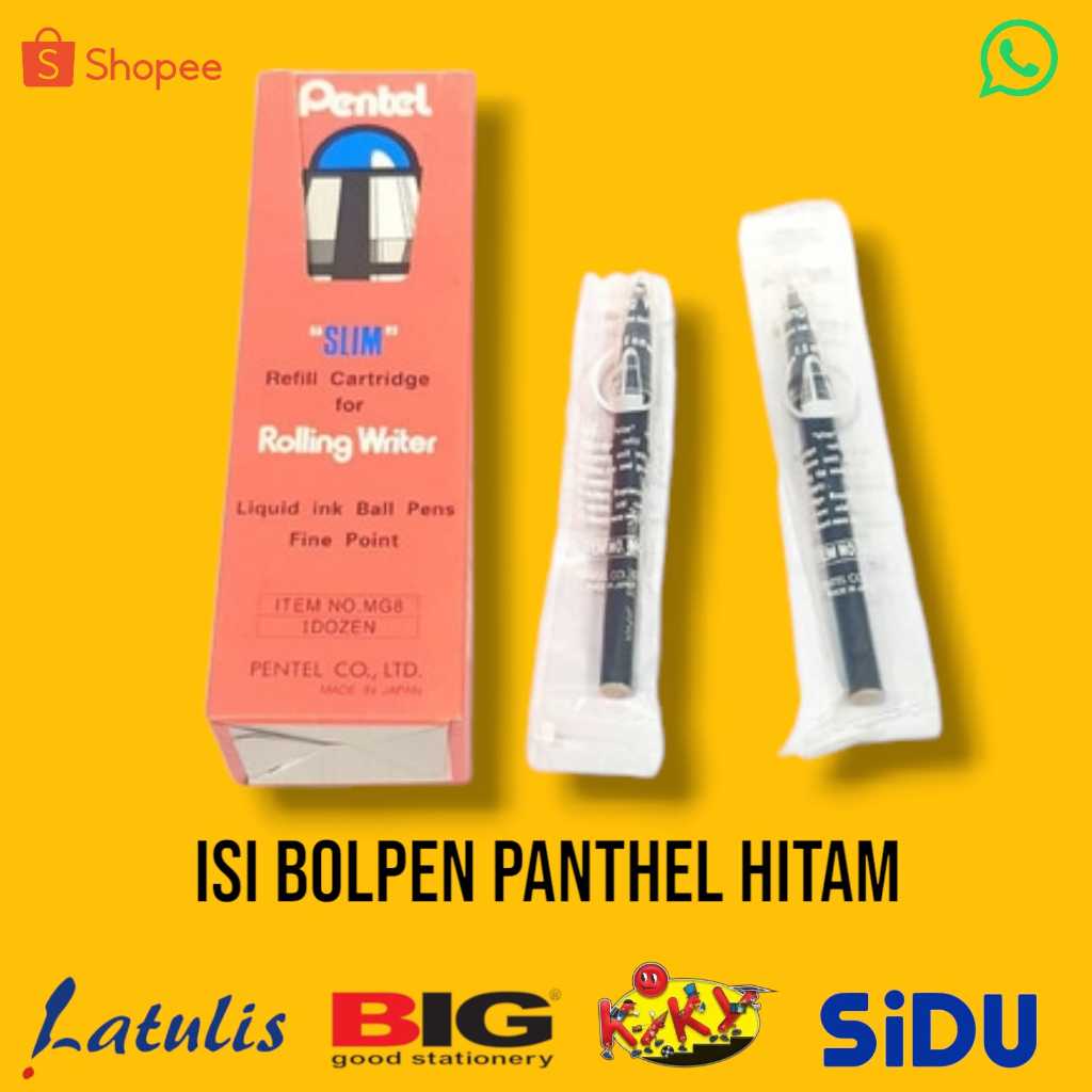Jual Isi Pulpen Penthel isi 6pcs | Shopee Indonesia