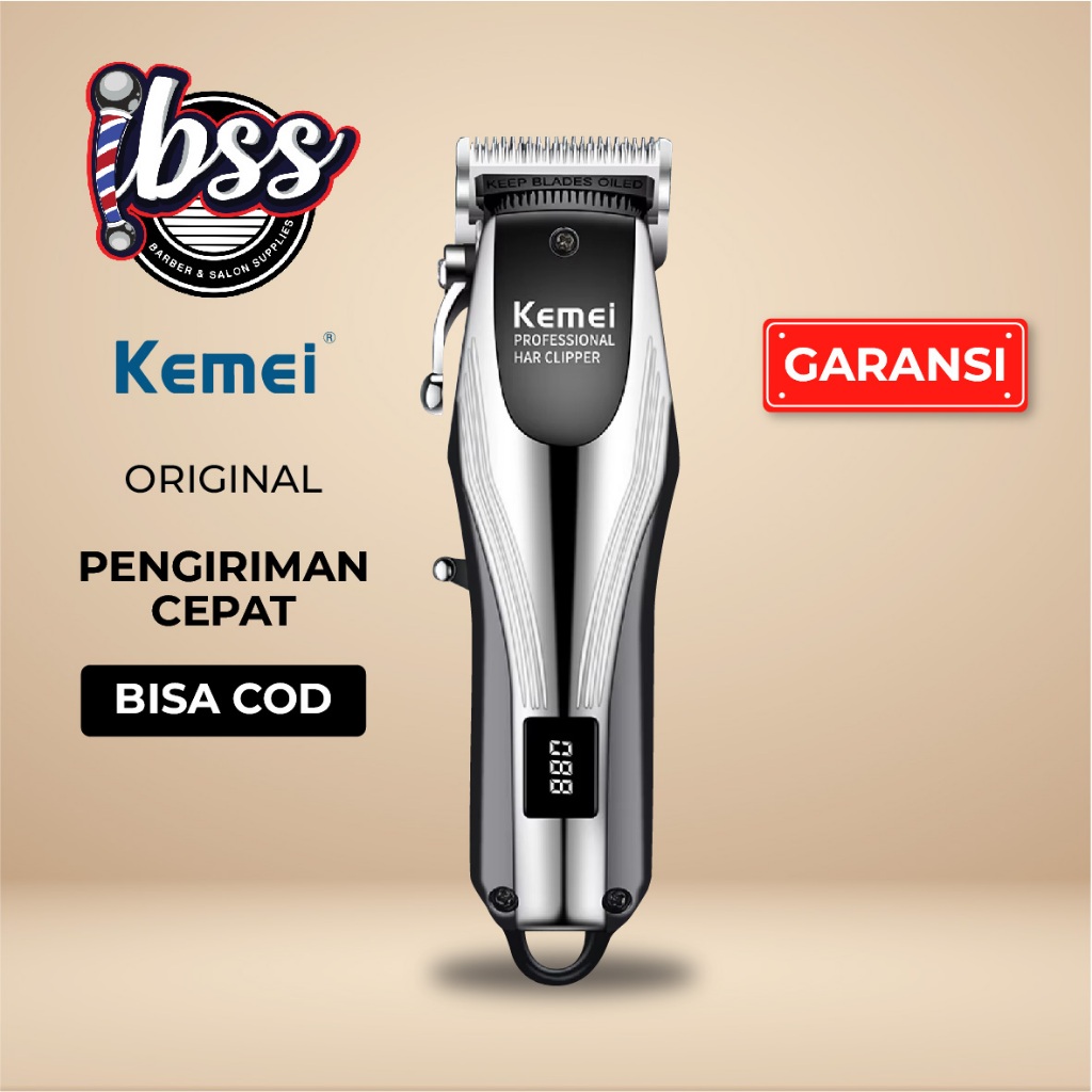 Jual KEMEI 2619 CLIPPER CORDLESS / KM-2619 PROFESSIONAL ELECTRIC HAIR CLIPPER CORDLESS / ALAT ...