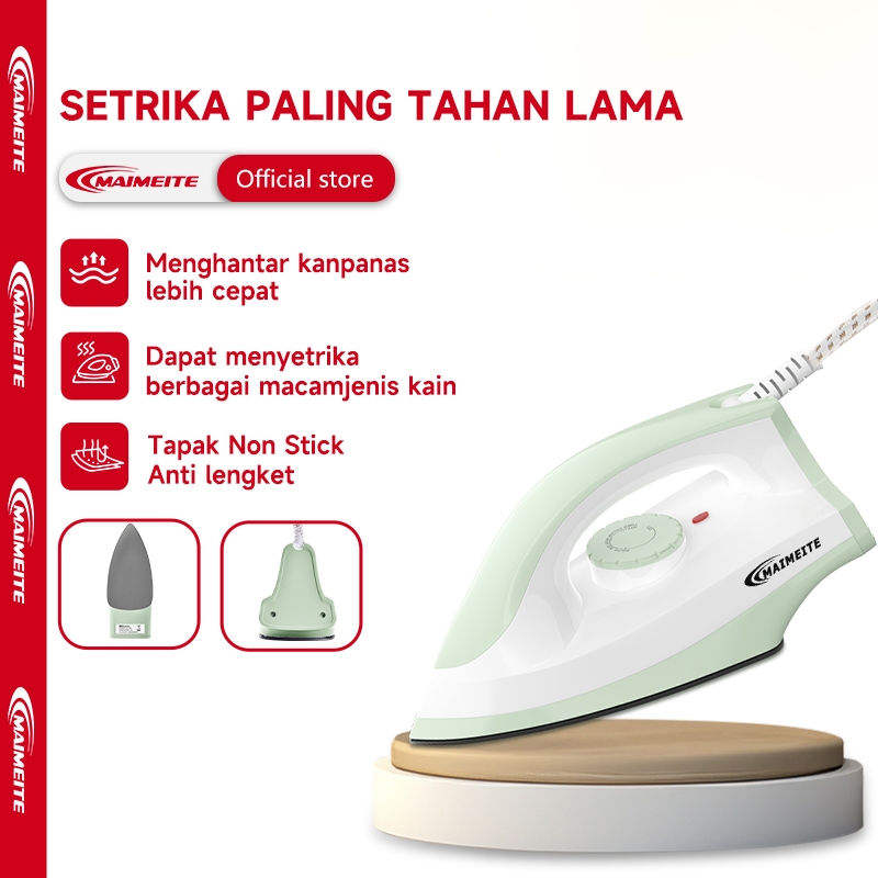 Jual MAIMEITE Setrika Tapak Non-Stick, Ujung runcing dengan alur ...