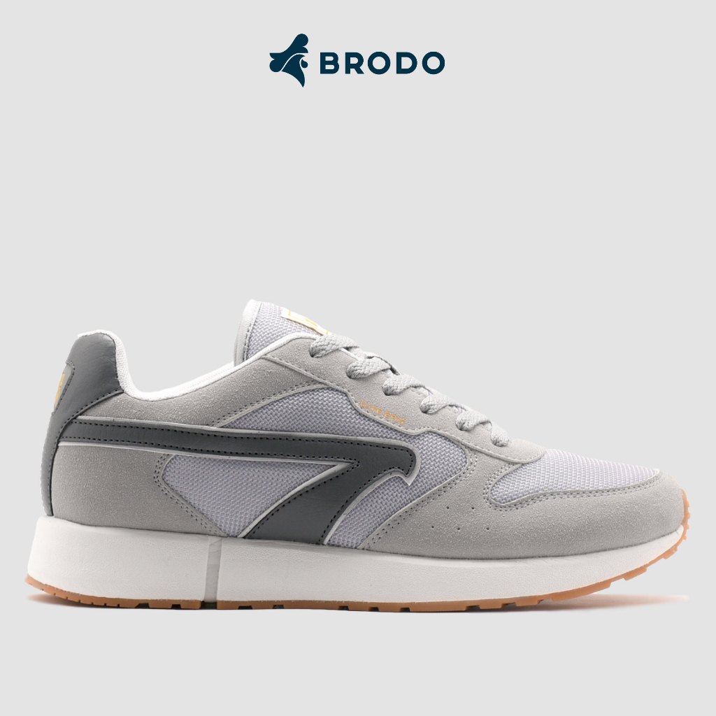 Jual BRODO - Sneakers Corsa Classic Dove Grey OWS | Shopee Indonesia
