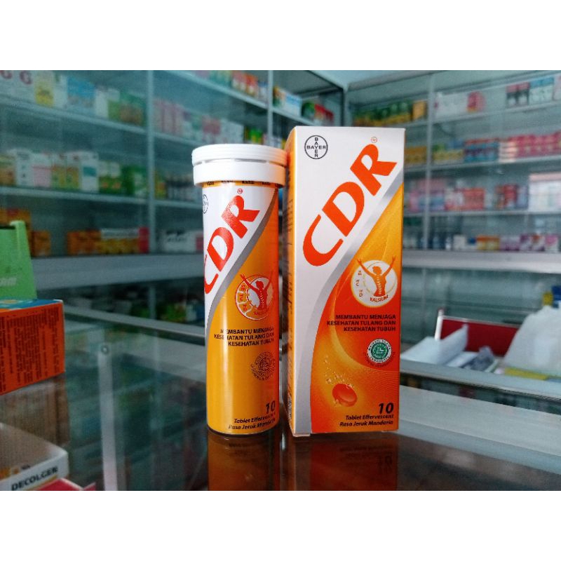 Jual CDR EFFERVESCENT RASA JERUK ISI 10 TABLET | SUPLEMEN KESEHATAN ...