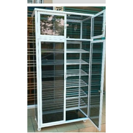 Jual 80X38X158/LEMARI RAK SEPATU HELM 1/7 SUSUN/tiang Holo /only ...