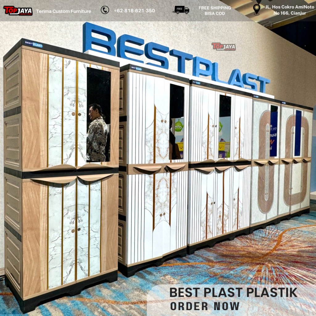 Jual LEMARI PAKAIAN BESTPLAST 3PINTU ~LEMARI PLASTIK | Shopee Indonesia