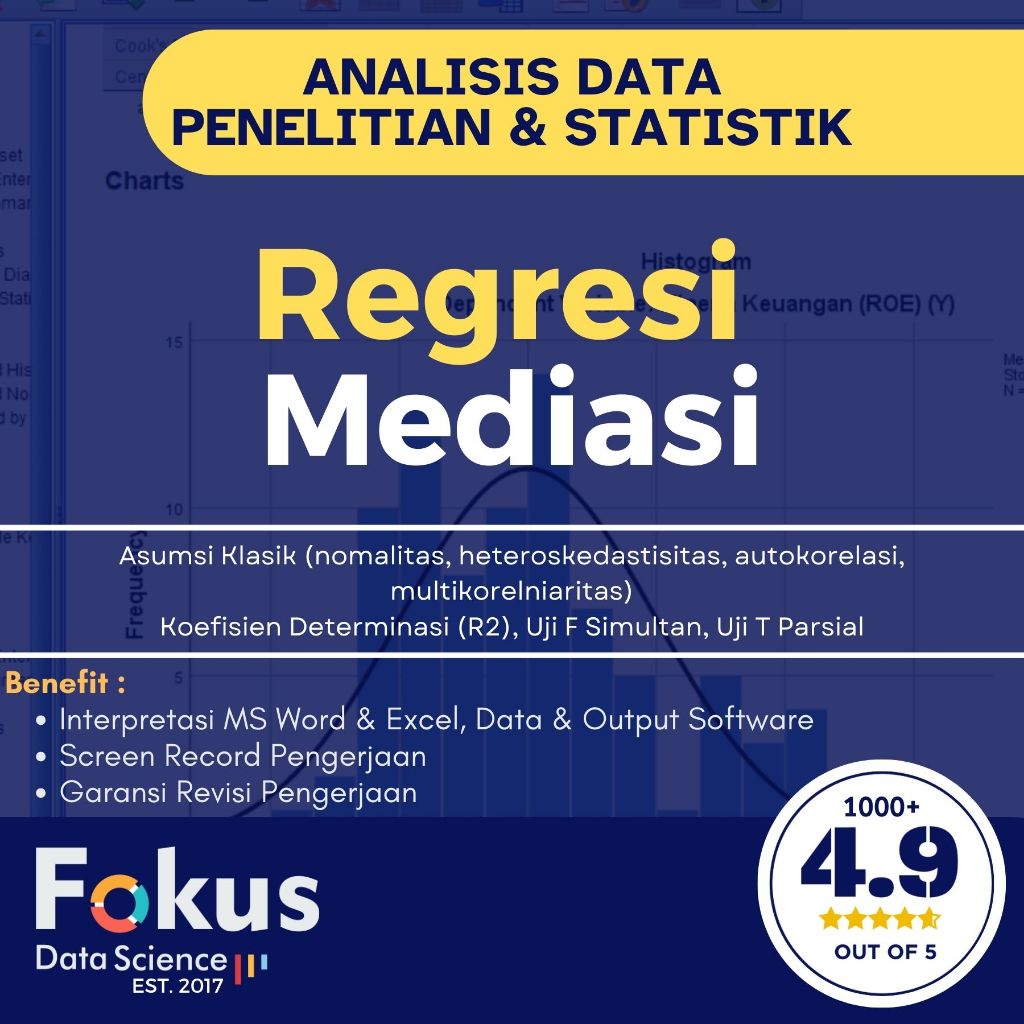 Jual Regresi Mediasi analisis olah data statistik penelitian dan ...