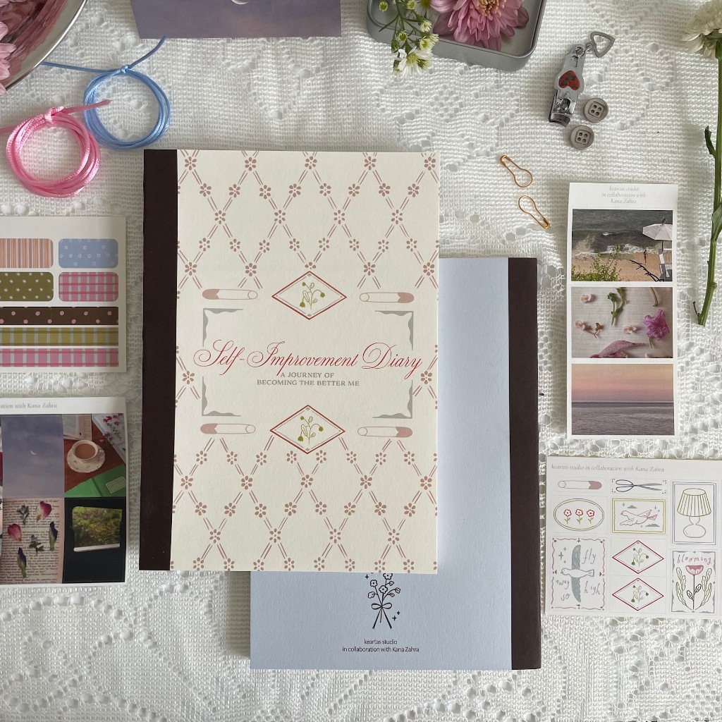 Jual Self-Improvement Diary & Journaling Set by Keartas Studio in ...