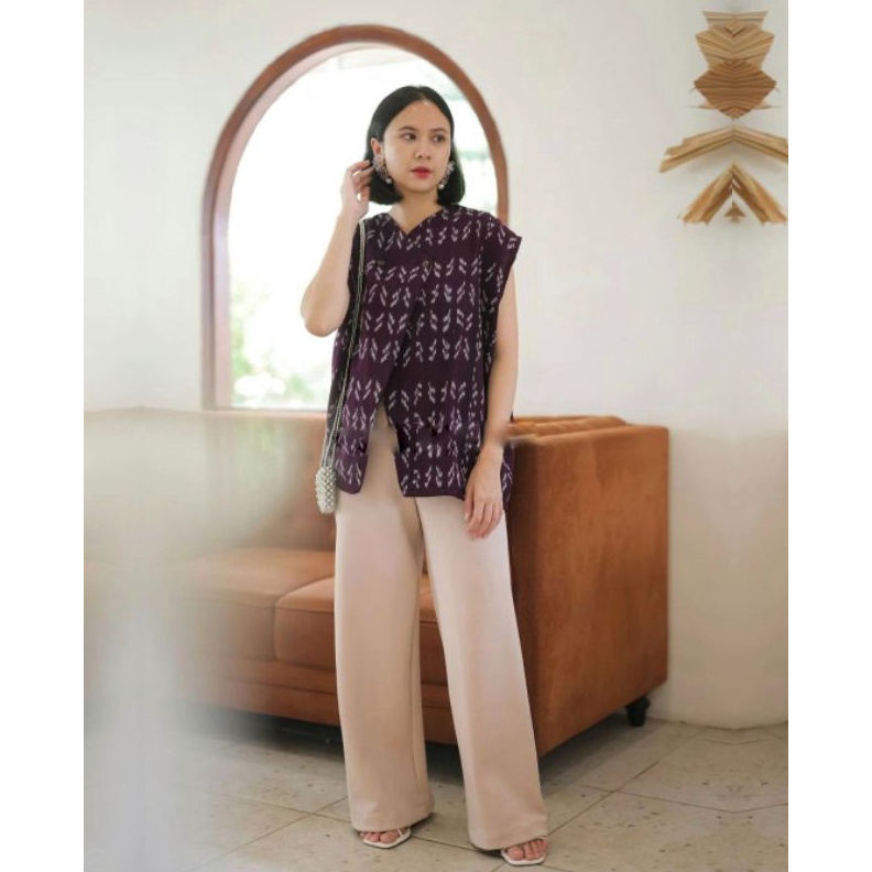 Jual KODE A94G VEST TENUN HANDMADE VEST TENUN ETHNIC VEST KERJA ETHNIC ...