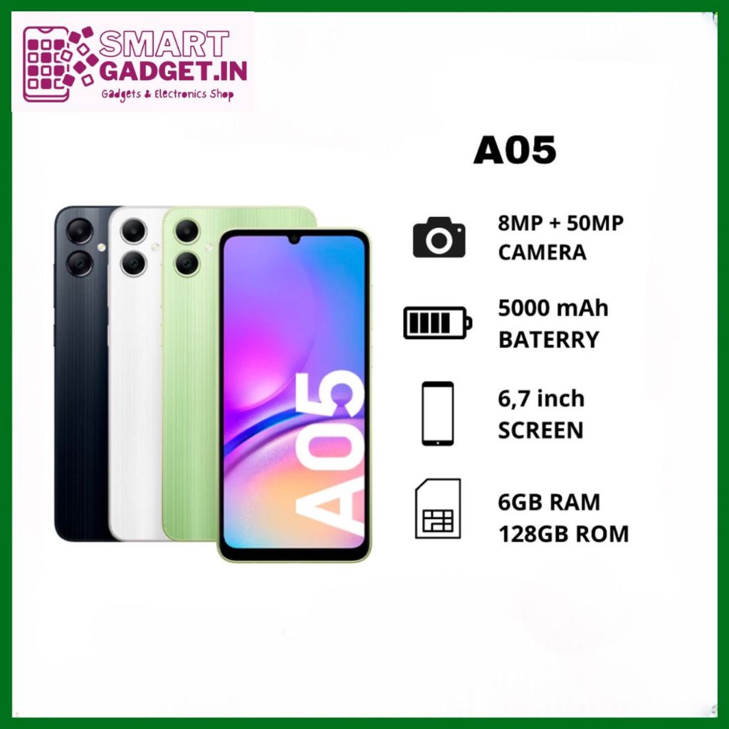 Jual SAMSUNG GALAXY A05 RAM 6/128GB Smartphone 4G LET 6.7 inch Dual SIM ...