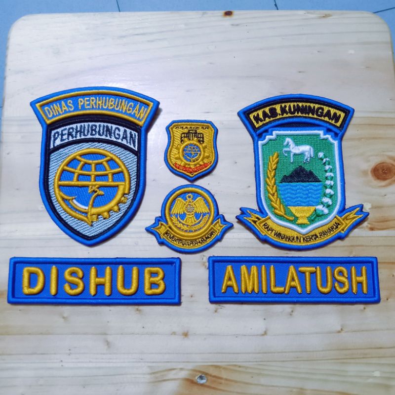 Jual ATRIBUT DISHUB TERBARU FULL BIRU/BORDIRAN TIMBUL!!! | Shopee Indonesia