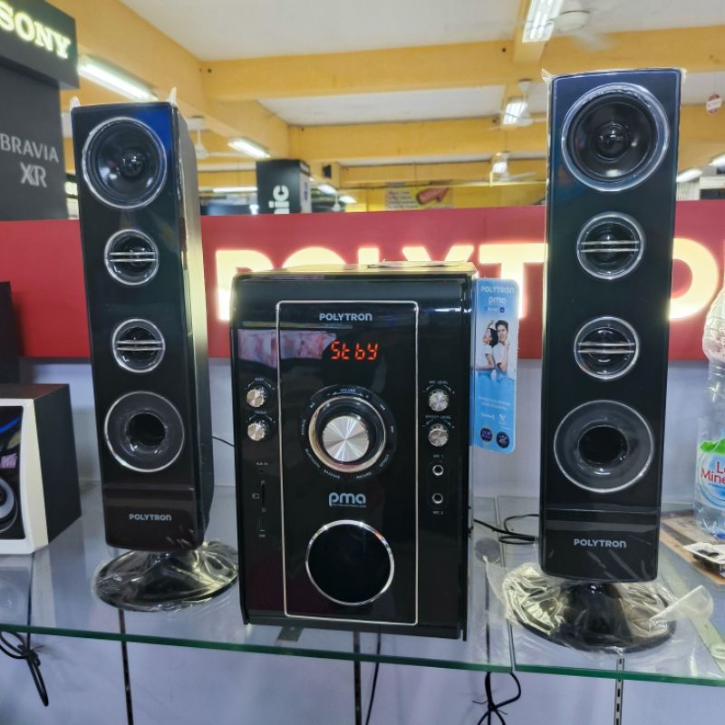 Jual POLYTRON PMA 9526/ SPEAKER BLUETOOTH FUNGSI KARAOKE | Shopee Indonesia
