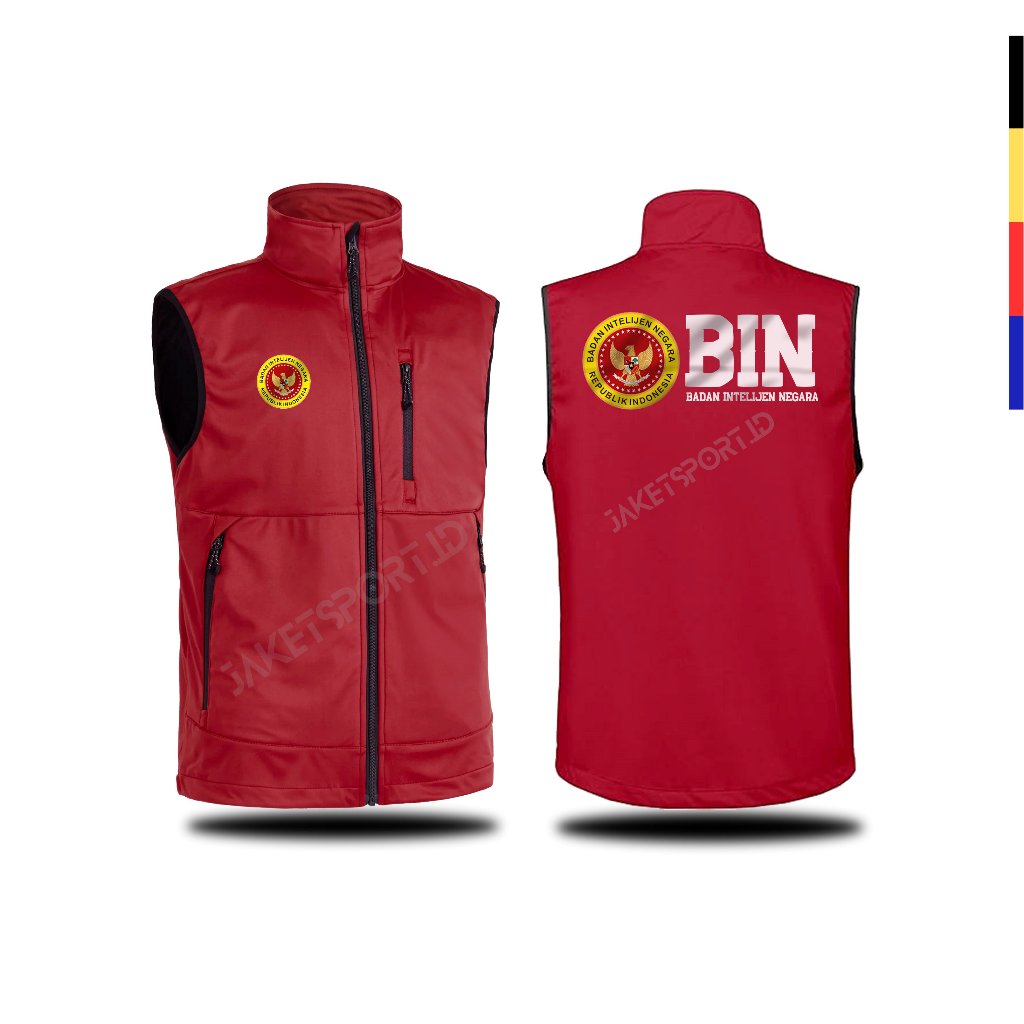 Jual Rompi Hunter BIN Custom bahan parasut semi waterproof / Rompi ...
