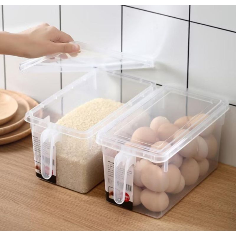 Jual Food Storage Container With Lid Transparant / Box Boks Food ...
