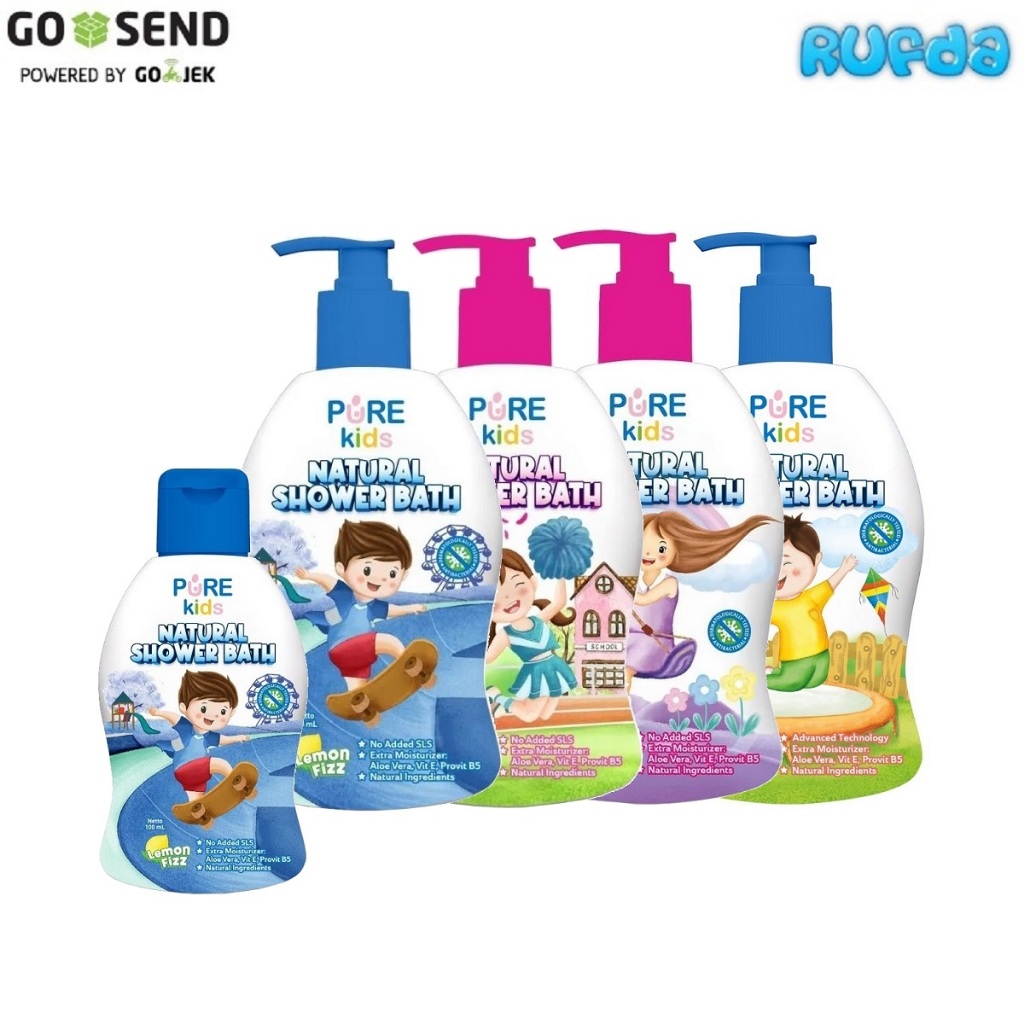 Jual Pure Kids Natural Shower Bath Sabun Mandi Anak Purekids Antiseptik ...