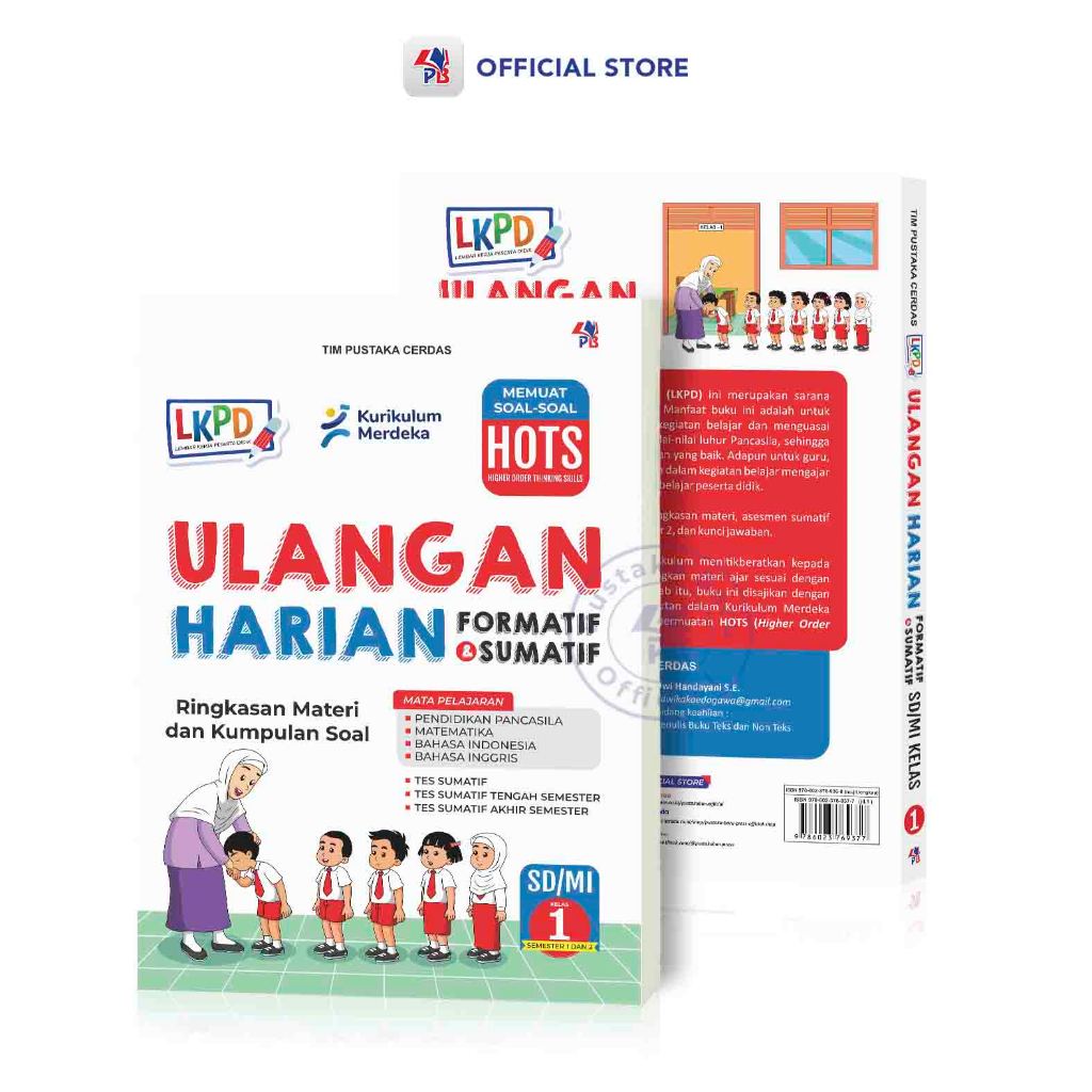 Jual Buku Ulangan SD Mi / LKPD Ulangan Harian Formatif & Sumatif ...