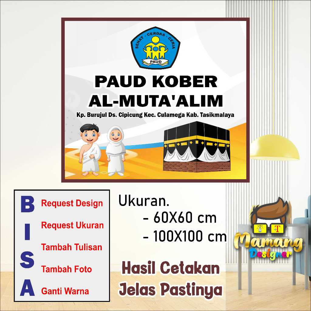 Jual Spanduk Banner Manasik Haji Paud Anak TK bb | Shopee Indonesia