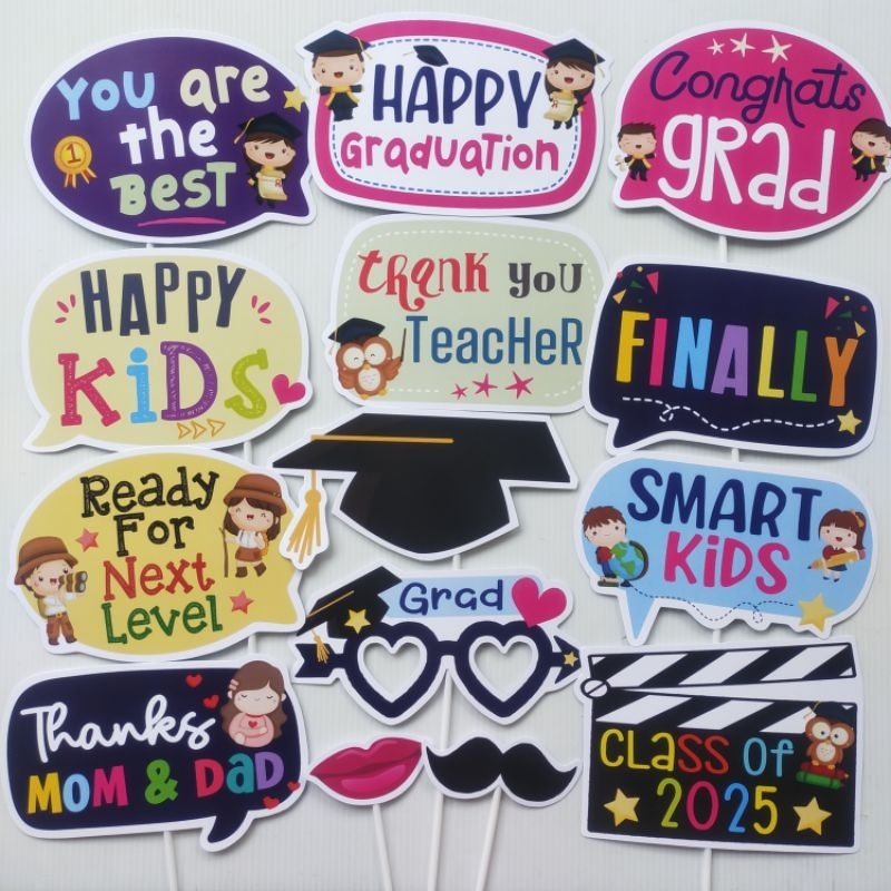 Jual GRADUATION KIDS 2025 PROPS PHOTO BOOTH DEKORASI PESTA GRADUATION ...