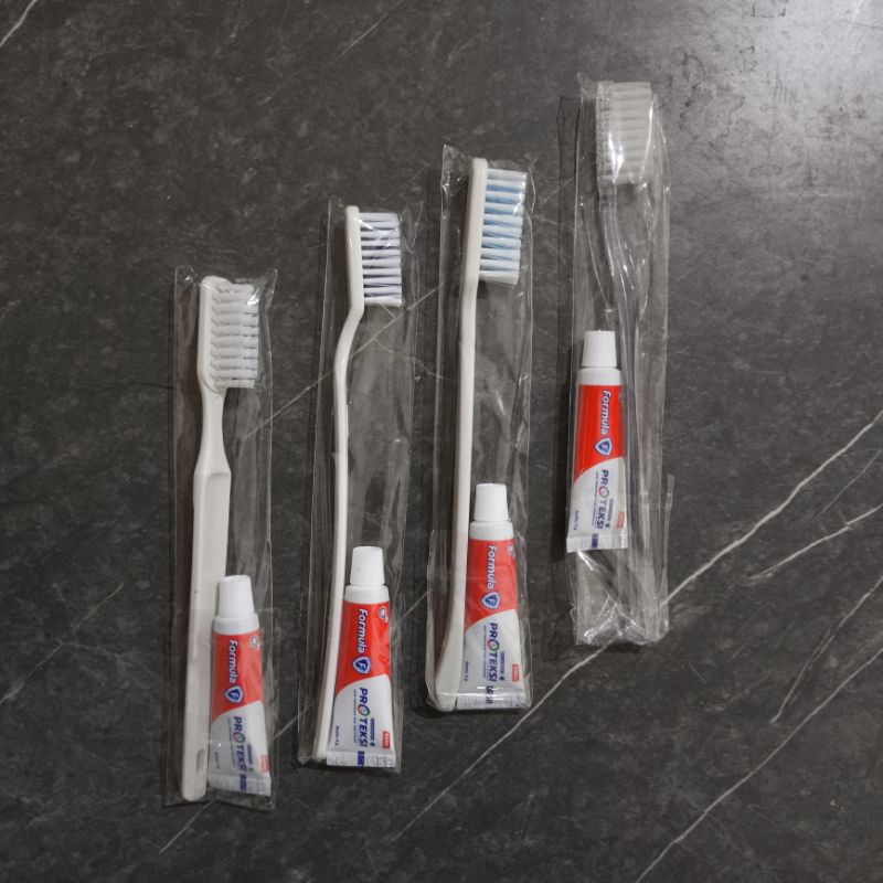 Jual Dental kit / Sikat gigi hotel odol formula 5gr 1000 pcs | Shopee ...