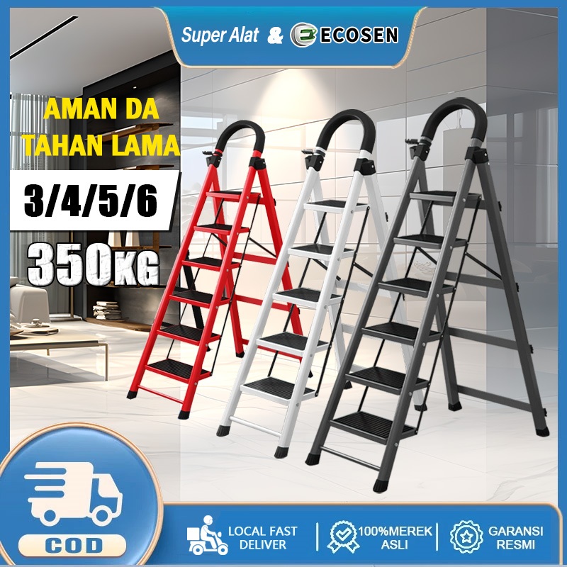 Jual Super Alat Tangga 3/4/5/6 Step Tangga Lipat Multifungsi Lipat Tangga Besi Household Ladder ...