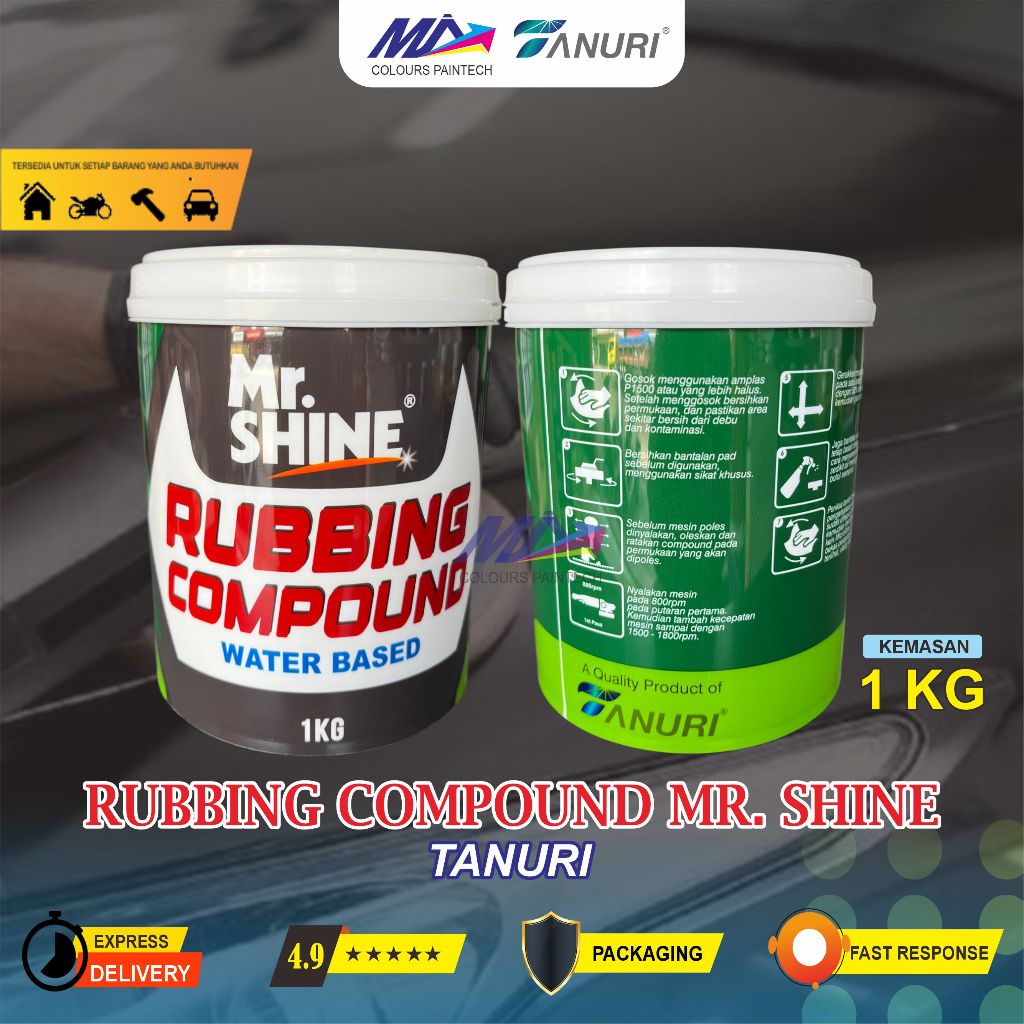 Jual IVORY RUBBING COMPOUND BY: TANURI (WATERBASE) GLOSS OKE PUNYA ISI ...