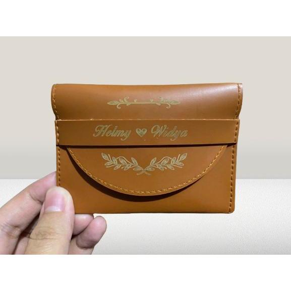 Jual SOUVENIR WEDDING DOMPET KARTU CUSTOM NAMA LOGO GRAFIR PRINT UV DTF ...