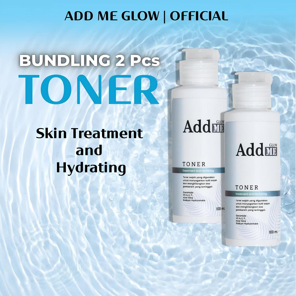 Jual Add Me Glow Facial Toner Treatment and Hydrating - Bundling 2 Pcs ...