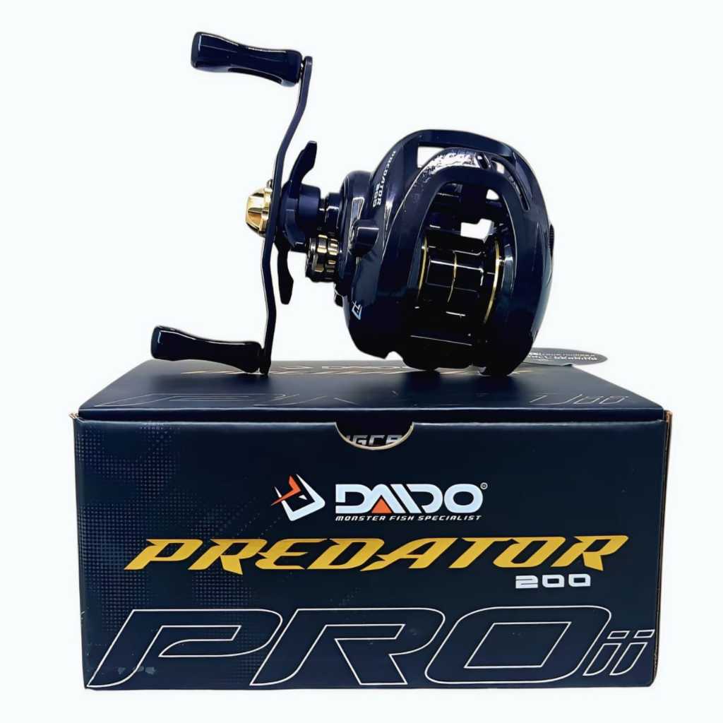 Jual Reel Pancing Daido BC Bait Casting Predator Pro II 200 SW L ...
