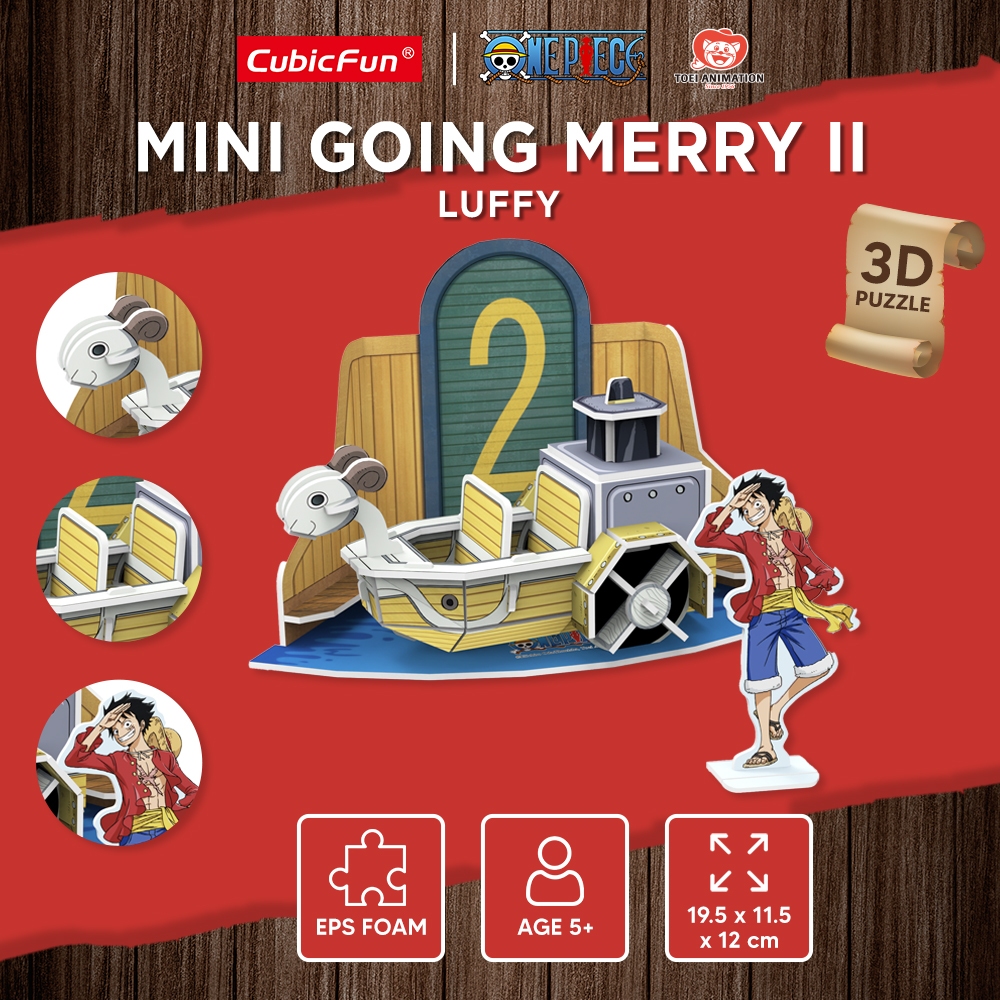 Jual Cubicfun One Piece Mini Merry II - 3D Puzzle | Shopee Indonesia