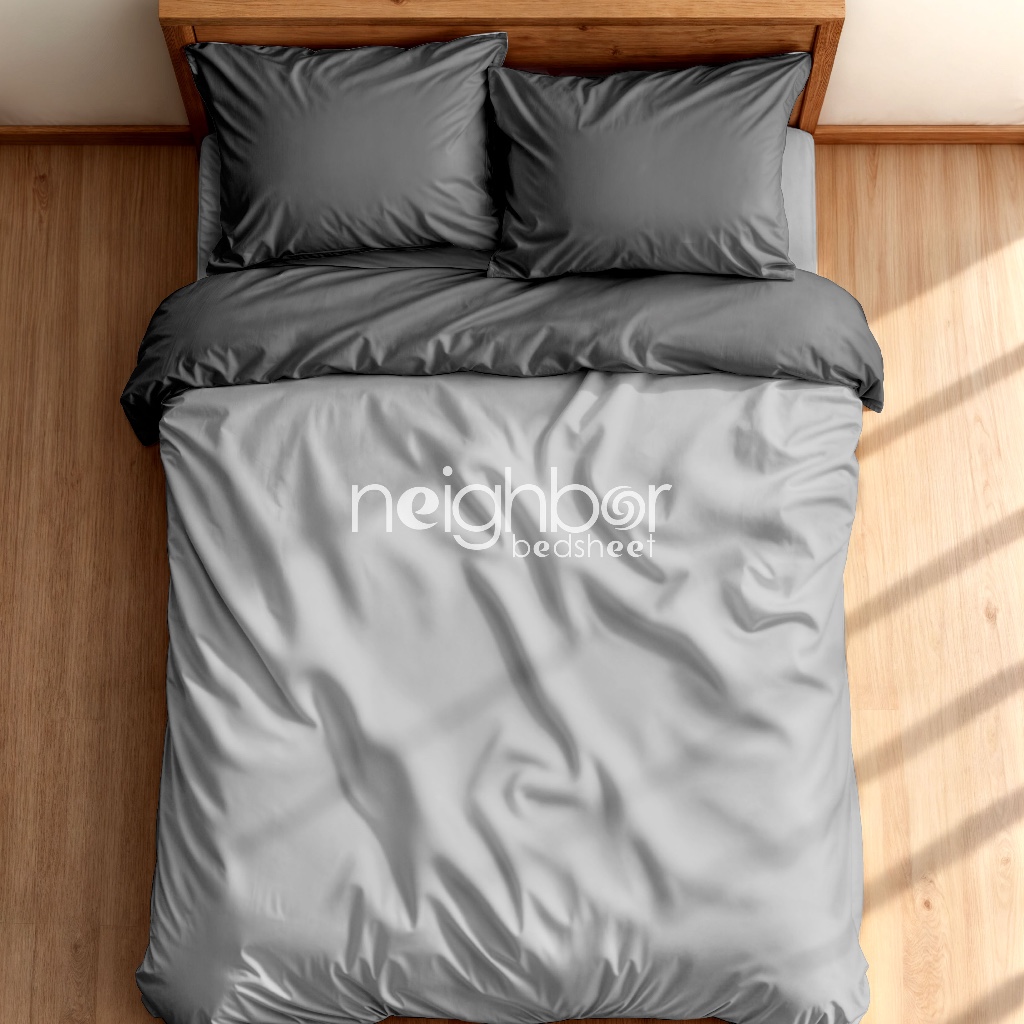 Jual Bed Cover Set dan Sprei 180x200 Kasur King Bed Dua Warna ...