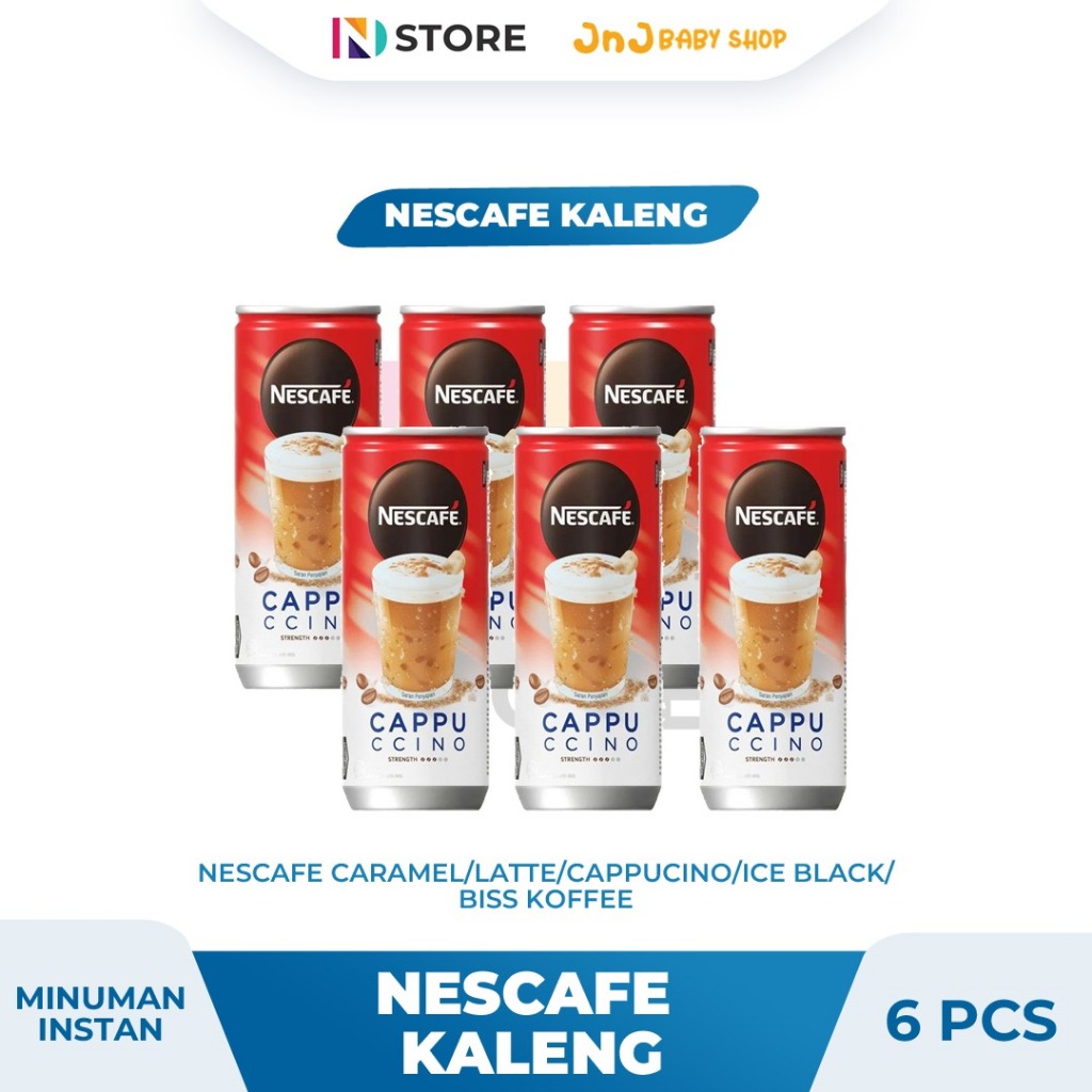 Jual Nescafe Kaleng 220gr Ice Black/Latte/Cappucino/Caramel Macchiato ...