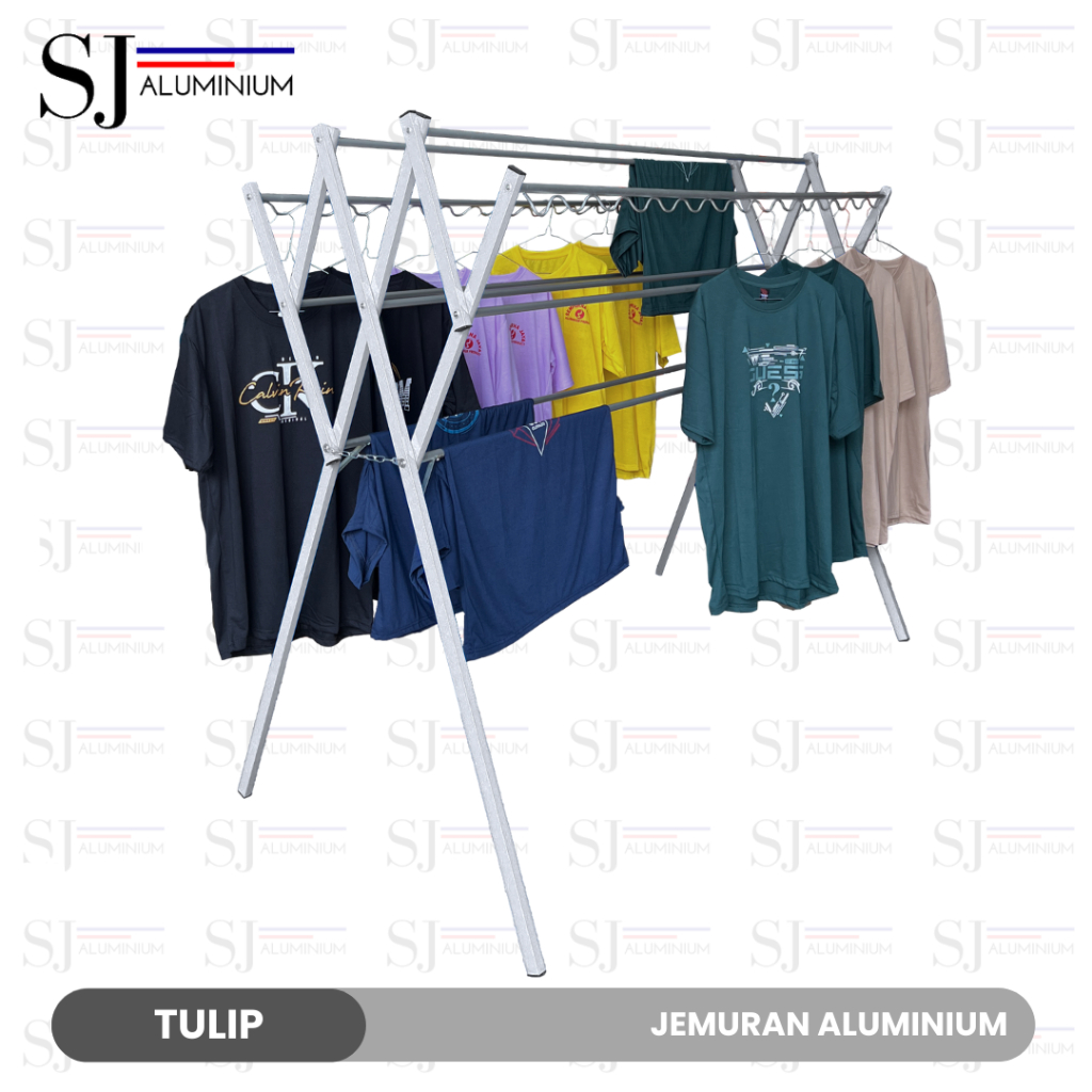 Jual Jemuran Aluminium TULIP - Jemuran Baju & Pakaian - Jemuran Handuk ...