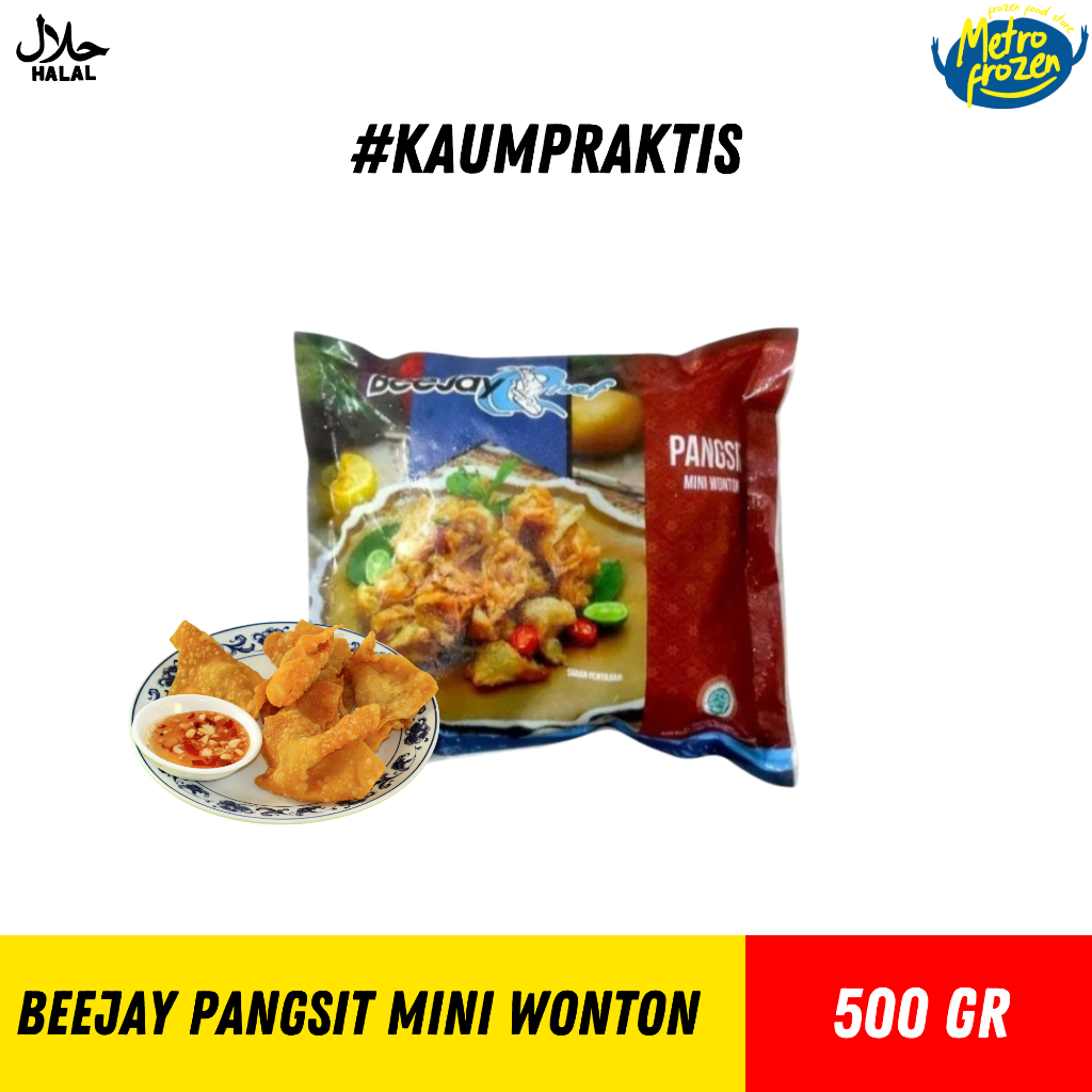 Jual Beejay Pangsit Mini Wonton 500gr | Shopee Indonesia