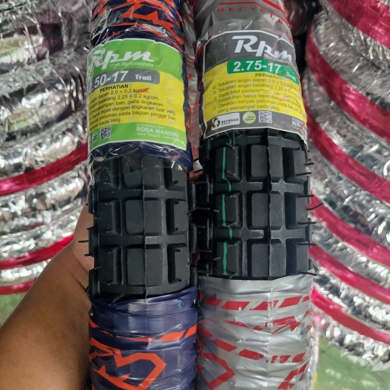 Jual Sepasang-1[Set]Ban Motor Bebek TRAIL Supra Shogun Vega Revo Ring ...