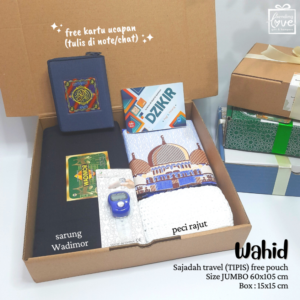 Jual Hampers Cowok Lebaran Hampers Sarung Alat Sholat Hadiah Pria ...