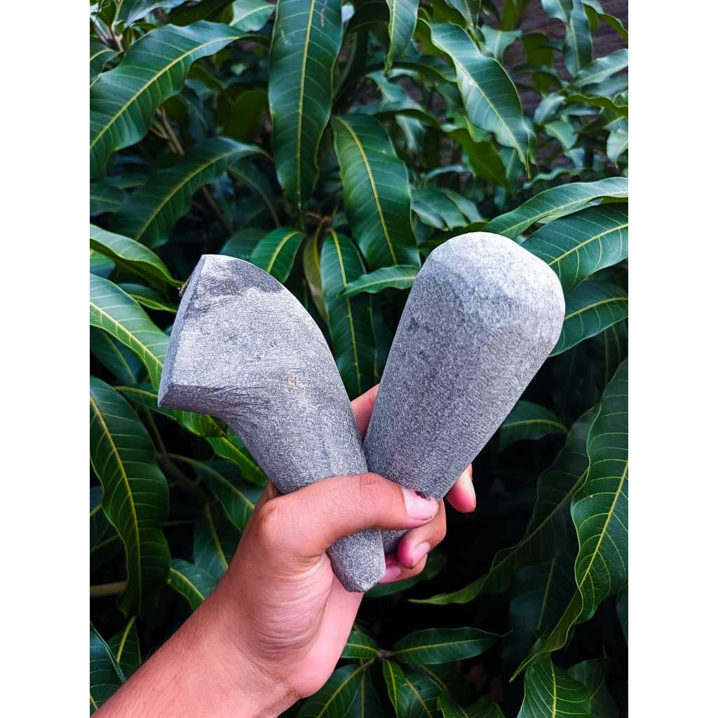 Jual Ulekan Batu Asli Model Cobek & Lesung | Ulekkan Bumbu Ok | Shopee ...