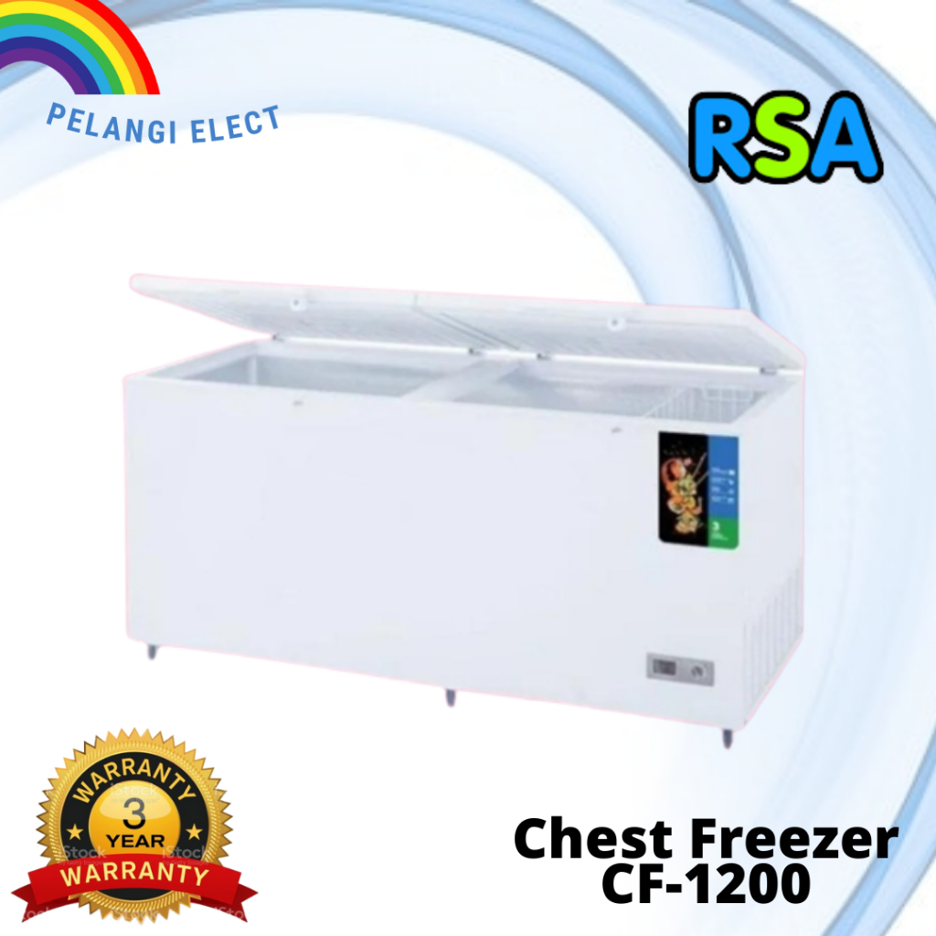 Jual Chest Freezer RSA CF 1200 Freezer Box KAPASITAS 1050 LITER GARANSI ...