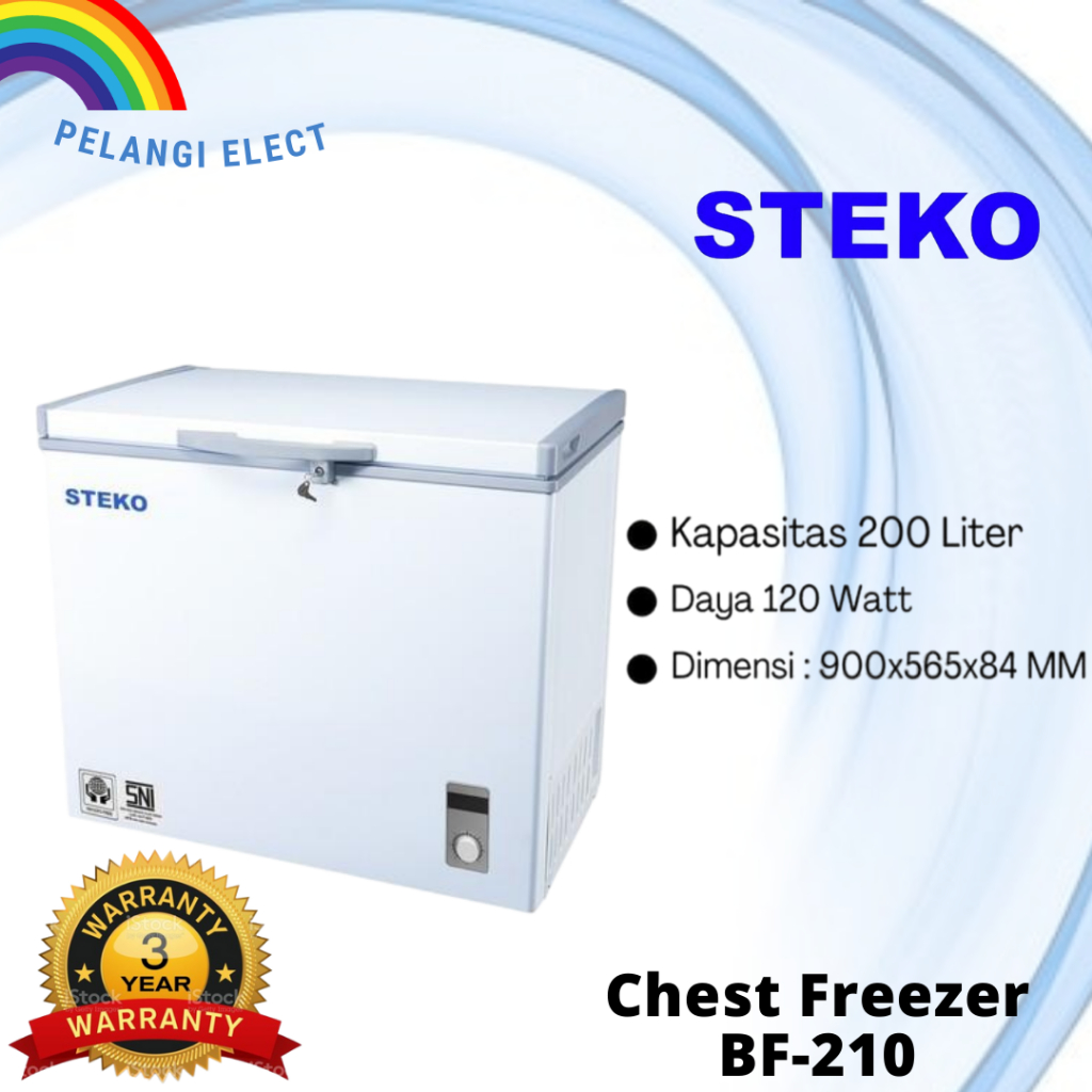 Jual Chest freezer Box Steko BF 210 200 Liter | Shopee Indonesia