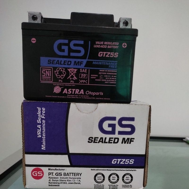 Jual Aki GS GTZ5S | Shopee Indonesia