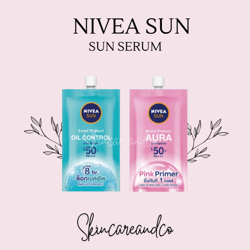 Jual Nivea Sun Serum Sachet Aura & Oil Control SPF50+ PA+++ 7ml ...