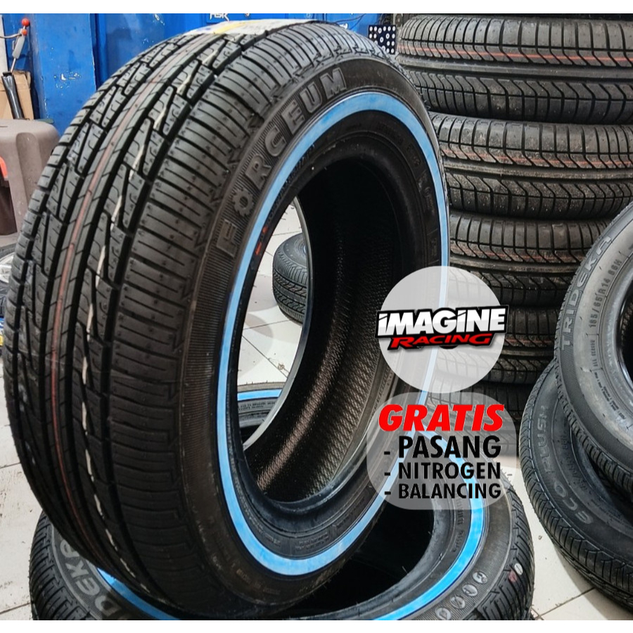 Jual BAN MOBIL TUBLES LIS SAMPING PUTIH 165 65 R13 FORCEUM TRIDEKA WLW ...