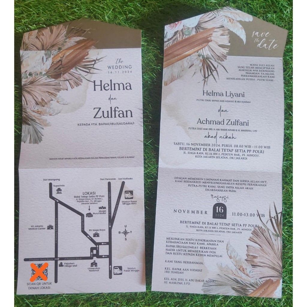 Jual Undangan Pernikahan NRD003 - Undangan Premium - Undangan Murah ...