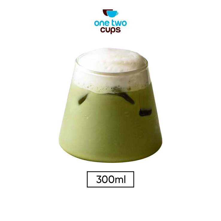Jual One Two Cups Gelas Unik Kopi Teh Borosilicate Glass 300ml | Shopee Indonesia