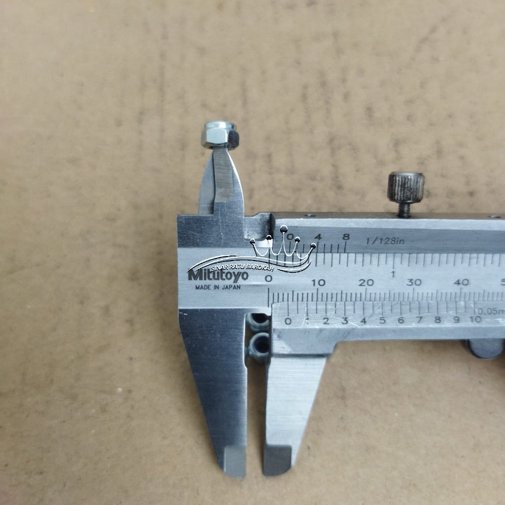 Jual MUR NYLON M4 KUNCI 7 LOCKNUT LOCK NUT PUTIH GALVANIS GALVANIZ ...