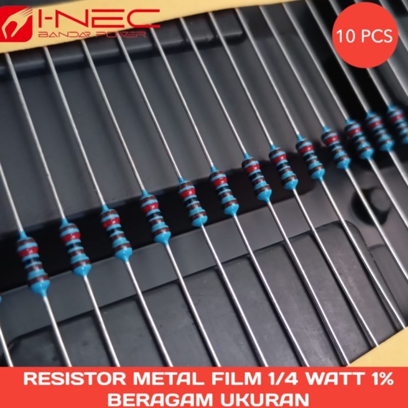 Jual Resistor 1/4 watt Beragam ukuran (10pcs) | Shopee Indonesia