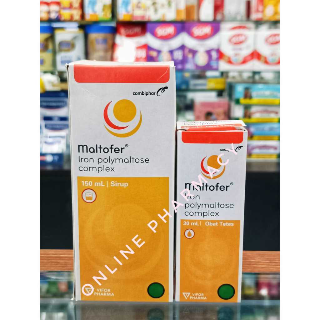 Jual Maltofer Drop 30ML/Sirup 150ML Vitamin Tambah Darah Bayi/Anak Dan ...