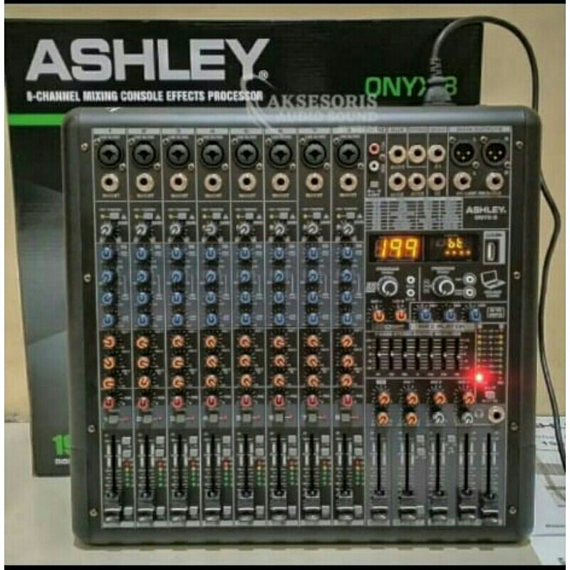Jual Mixer Ashley ONYX 8 Channel 199 DSP Original | Shopee Indonesia