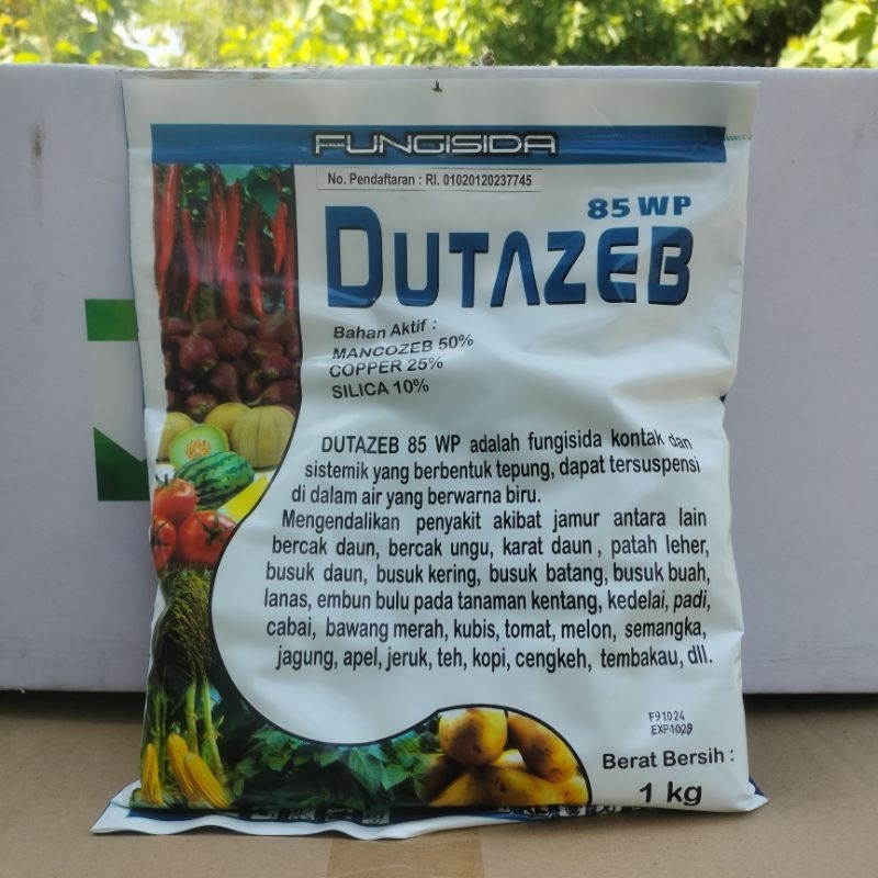 Jual Fungisida Dutazeb Lafatar 85 WP 1kg mancozeb biru untuk ...